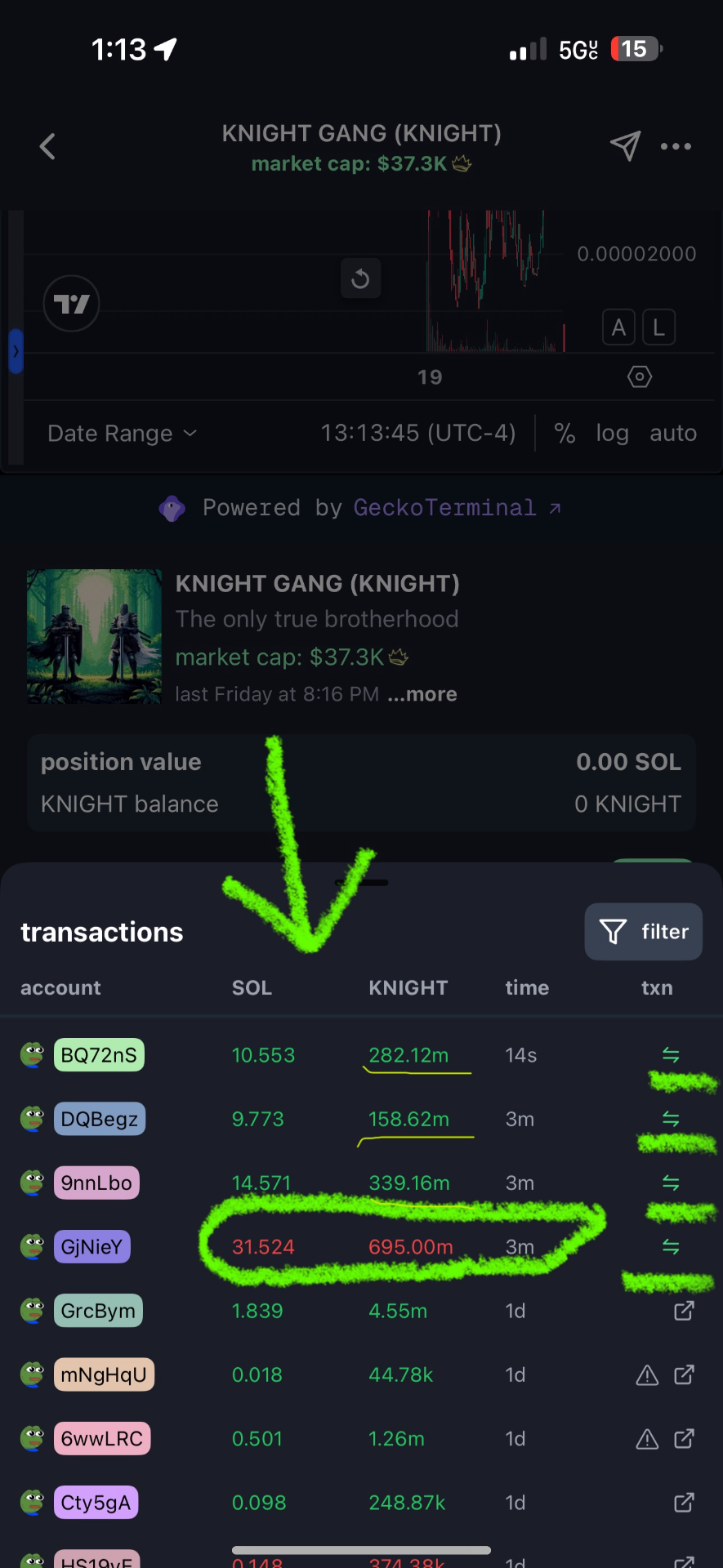 KNIGHT GANG (KNIGHT) - Pump