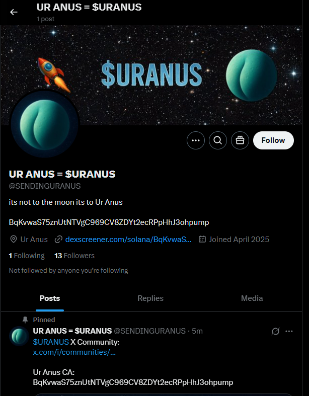 UR ANUS (URANUS) - Pump