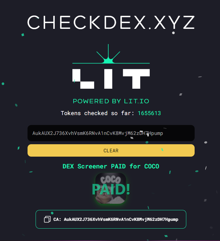 COCO CAT (COCO) - Pump