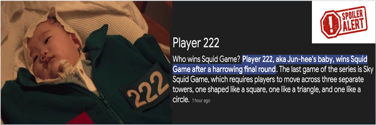 Squidgames Winner (222) - Pump