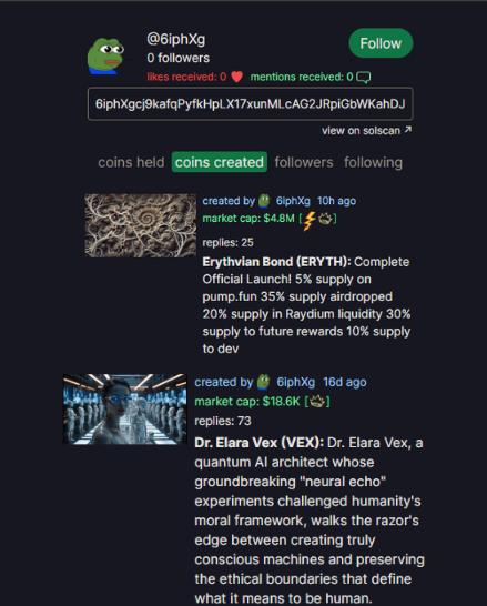 Dr. Elara Vex (VEX) - Pump