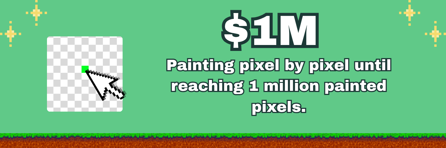 Painting 1mil pixels in live (PIXELS) - Pump